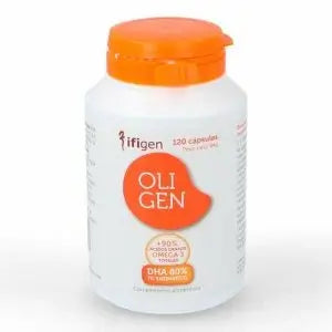 Seigen oligen DHA 0.8 suplemento alimentar, 120 cápsulas