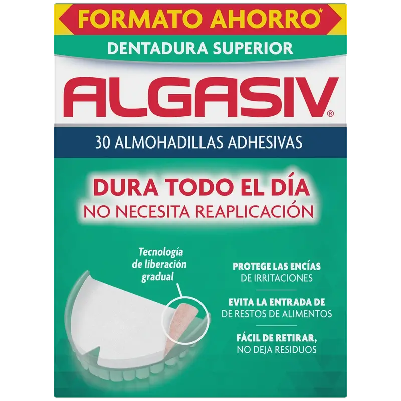 Algasiv Adhesive Pads Prótese Superior 30 Unidades - Farmaciasdirect