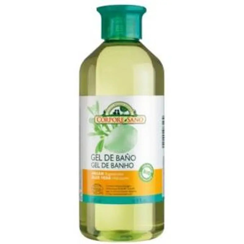 Corpore Sano Gel de Duche Argan & Aloé Bio 500Ml.
