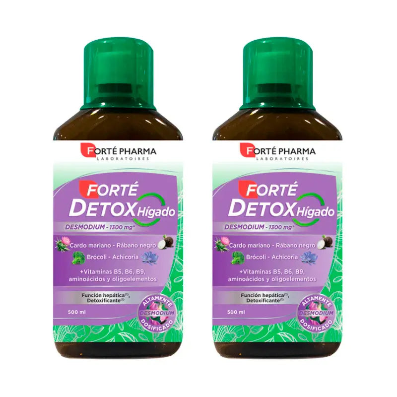 Comprar Forté Pharma Duplo Forté Detox Liver, 2 X 500Ml ao melhor preço.