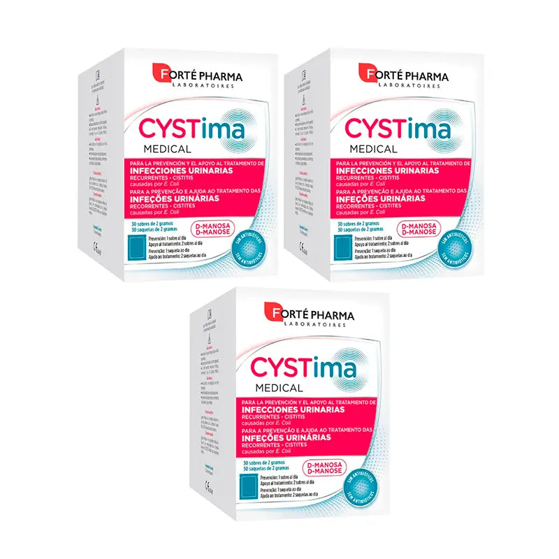 Comprar Forté Pharma Triplo Cystima Medical , 3 X 30 Saquetas ao melhor ...
