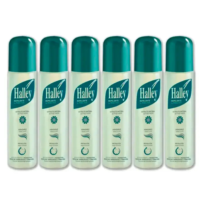Comprar Halley Repelente de Insectos, Embalagem 6 x 250 ml ao melhor preço.
