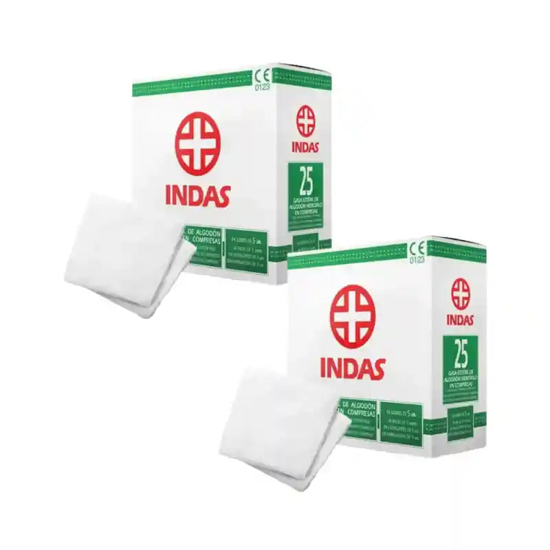 Comprar Indas Sterile Gauze 400 Cm2 , 2X25 Pensos ao melhor preço.