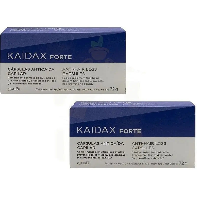 Kaidax Duplo Forte Perda de Cabelo 2 x 60 cápsulas ao melhor preço