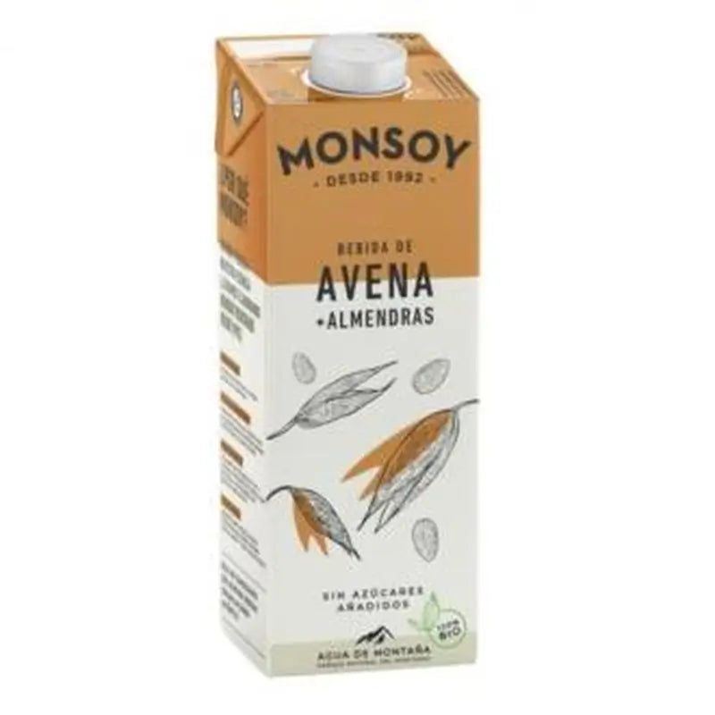 Comprar Monsoy Bebida Vegetal de Amêndoa com Aveia 1Lt 6Uds.Bio ao ...