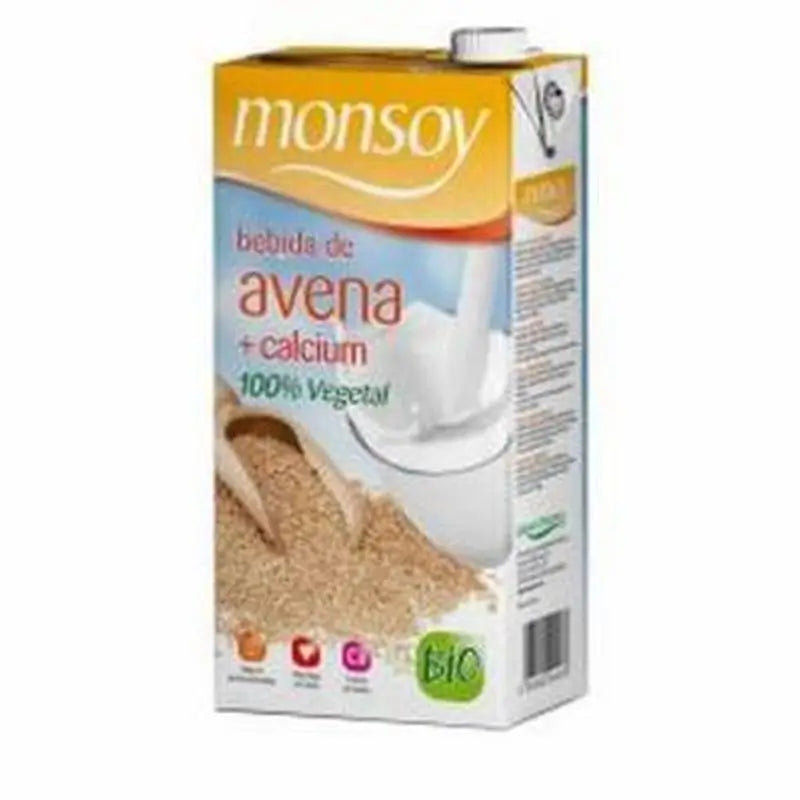 Comprar Monsoy Bebida Vegetal de Aveia com Cálcio 1Lt 6Pcs. Bio ao ...