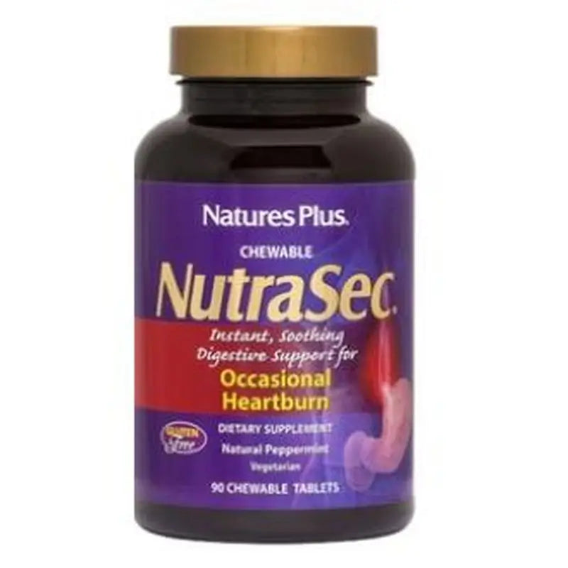 Comprar Natures Plus Nutrasec, 90 Comprimidos Mastigáveis ao melhor preço.