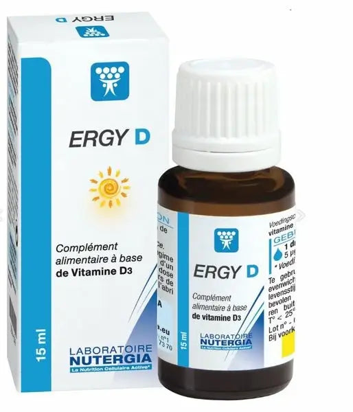 Nutergia Ergy D contendo 15 Ml para adultos e crianças