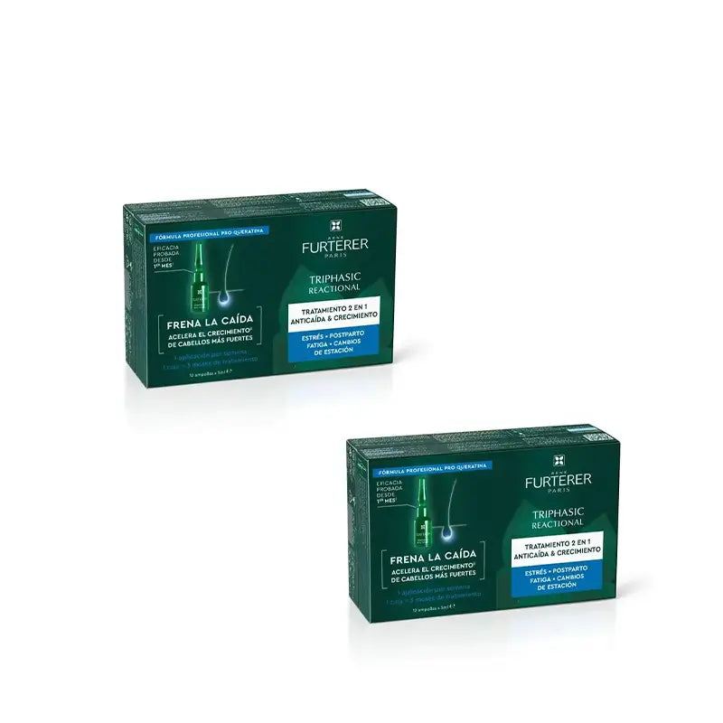 Comprar Rene Furterer Triphasic Reactional 12 Amp Rf 24, 2 Unidades ao ...