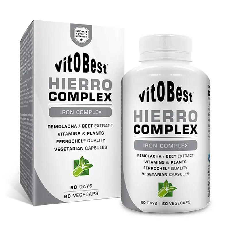 Comprar Vit.O.Best Iron Complex , 60 cápsulas ao melhor preço.